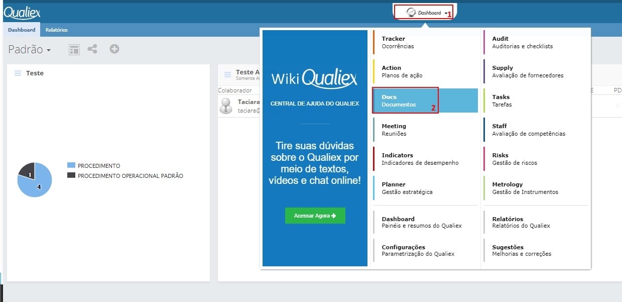 Modelo de cabeçalho e rodapé no Word